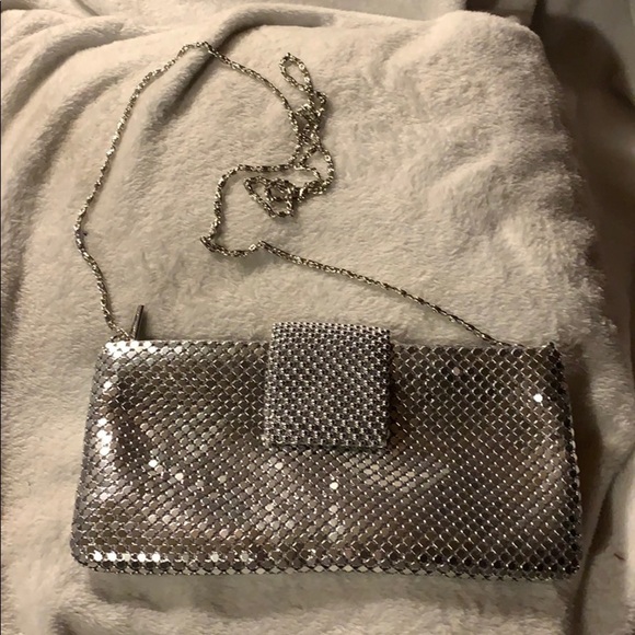 Magid | Bags | Magid Crossbody Silver Metallic Different Textures ...